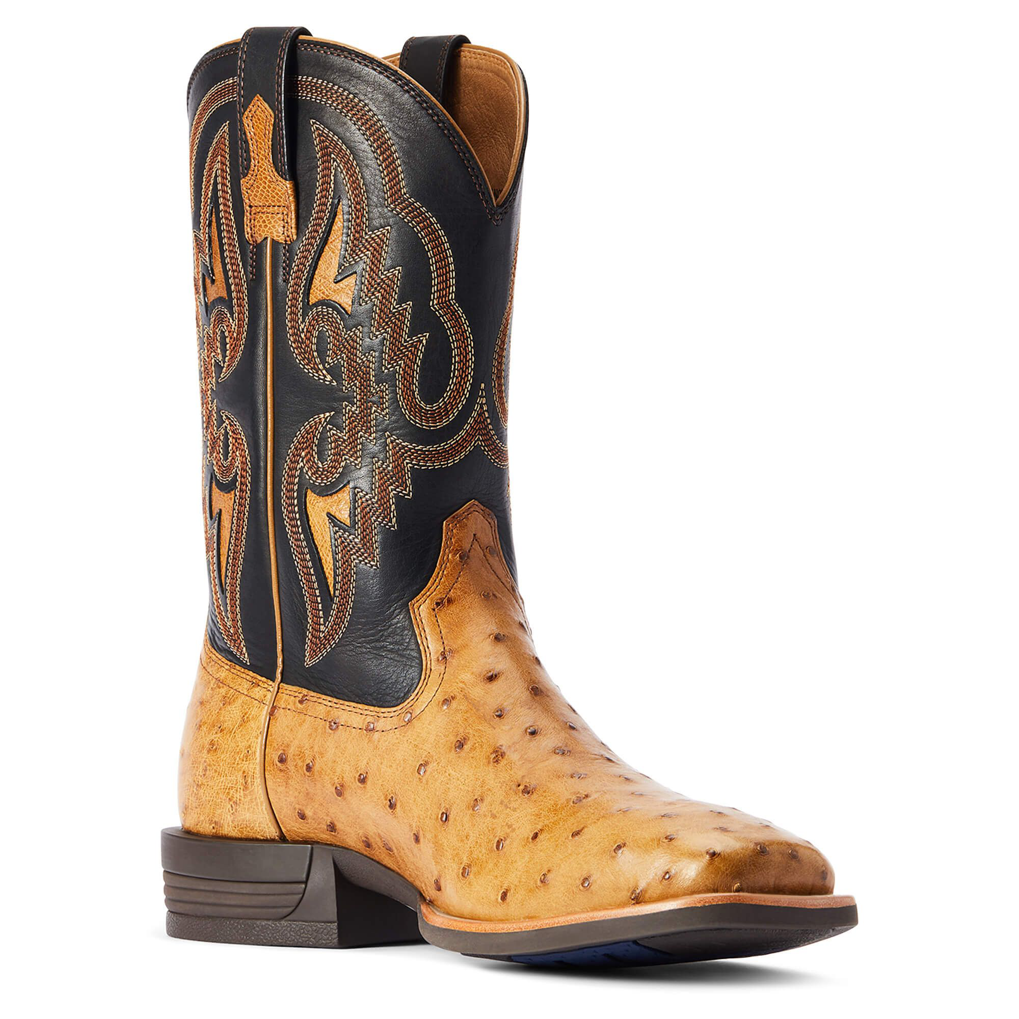 Ariat Dagger Ostrich Western Boots for Men | Bass Pro Shops